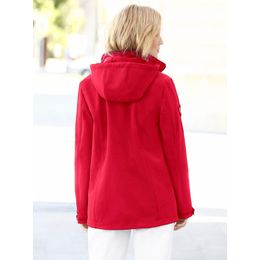 Casual Looks Damen Softshelljacke, rot, Gr. 40, unifarben, 94% Polyester, 6% Elasthan, Jacken