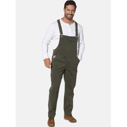 Jan Vanderstorm Herren Latzjeans "Latzhose KEARON", gr&uuml;n, Gr. 60, Obermaterial: 98% Baumwolle CO. 2% Elasthan EL., Hosen