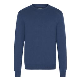 Blend Herren Strickfleece-Pullover "Strickpullover BHDan", blau, Gr. XXL, Obermaterial: 70% Viskose CV. 30% Nylon NY., Pullover