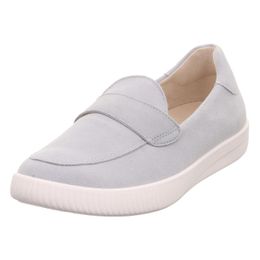 Legero Damen Slipper "SILENCE", Gr. 40, blau, Veloursleder, unifarben, Schuhe, Freizeitschuh, Slip-On Sneaker mit bequemem Wechselfu&szlig;bett