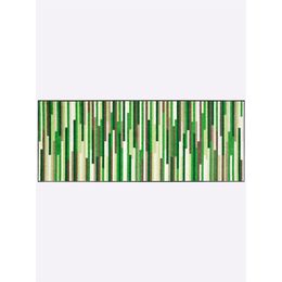 Fu&szlig;matte, B:50cm H:7mm L:75cm, gr&uuml;n, Kunstfaser, Polyamid, Flur, Teppiche