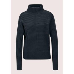 Madeleine Mode MADELEINE Damen Longpullover "Pullover Pullover", blau, Gr. 40, Obermaterial: 90% Schurwolle WV. 10% Kaschmir WS., Pullover