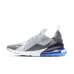 Nike Sportswear Herren Sneaker "AIR MAX 270", Gr. 45,5wei&szlig;, wei&szlig;, persian violet, dunkelgrau, Synthetik, Textil, Schuhe