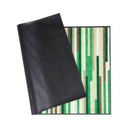 Fu&szlig;matte, B:75cm H:7mm L:120cm, gr&uuml;n, Kunstfaser, Polyamid, Flur, Teppiche