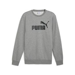 Puma Herren Sweatshirt "Essentials No. 1 Logo Crewneck Herren", grau, Gr. L, Obermaterial: 66% Baumwolle, 34% Polyester; Rippe: 97% Baumwolle, 3%
