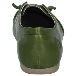 Josef Seibel Damen Slipper "Fiona 01", Gr. 42, gr&uuml;n, Leder, Schuhe, Komfortschuh, Schlupfschuh mit elastischer Zierschn&uuml;rung