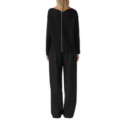 Damen Strickpullover, wei&szlig;, Gr. 44, s.Oliver BLACK LABEL, Strick, Obermaterial: 70% Viskose, 30% Polyamid, Pullover, mit Colour-Blocking