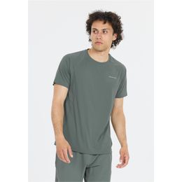 Endurance Herren Funktionsshirt "Abia"dunkelgr&uuml;n, Gr. XL, unifarben, 100% Polyester, Shirts, mit praktischer Quick-Dry-Funktion