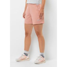 Jack Wolfskin Damen Shorts "PRELIGHT SHORTS W", rosa, Gr. XL, OBERSTOFF: 84% POLYAMID, 16% ELASTHAN; LINING: 100% POLYESTER, Hosen