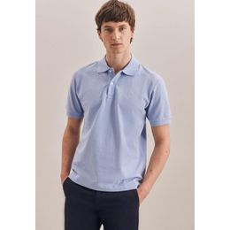 Seidensticker Herren Poloshirthellblau, Gr. XXL, unifarben, 100% Baumwolle, Shirts, Polo Uni