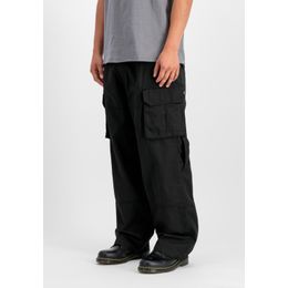 Cargohose Alpha Industries "Ripstop Patchwork Pant", Herren, Gr. 29, Normalgr&ouml;&szlig;en, schwarz, Obermaterial: 100% Baumwolle, Hosen Cargohose