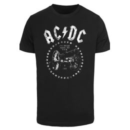 F4NT4STIC Damen T-Shirt "ACDC We Salute You Cannon", schwarz, Gr. XS, Obermaterial: 100% Baumwolle, Shirts, Premium Qualit&auml;t
