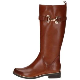 Caprice Damen Stiefel "Caprice Stiefel Leder", Gr. 36cognac, Leder, Schuhe