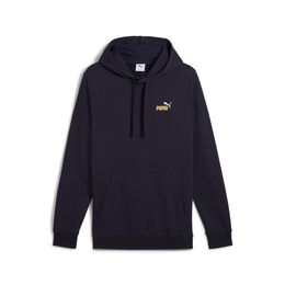 Puma Herren Kapuzensweatshirt "ESS 2 COLOR SMALL NO. 1 LOGO HOODIE TR", blau, Gr. XXL, unifarben, Sweatware, Obermaterial: 68% Baumwolle, 32%