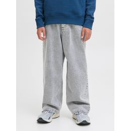 Jack & Jones Kinder 5-Pocket-Jeans "JJIRON JJORIGINAL SQ 309 SN JNR", grau, Gr. 176, JACK & JONES JUNIOR, unifarben, Denim/Jeans, Obermaterial: 100% Baumwolle,