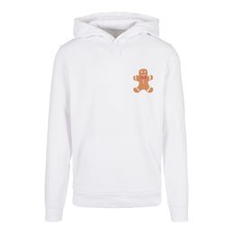 F4NT4STIC Herren Kapuzenpullover "Gingerbread Lebkuchen", wei&szlig;, Gr. S, Obermaterial: 50% Baumwolle, 50% Polyester, Pullover, Print