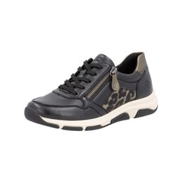 Remonte Damen Sneaker "Remonte Sneaker Lederimitat", Gr. 37, schwarz, Lederimitat, Schuhe