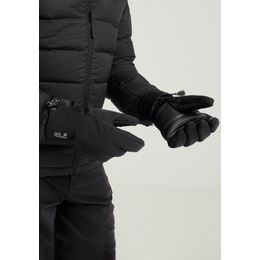 Jack Wolfskin Damen Skihandschuhe "INS HIKE GLOVE", schwarz, Gr. XS, Oberstoff: 100% POLYESTER; Kontrastmaterial 1: 50% POLYESTER, 50% POLYURETHAN;