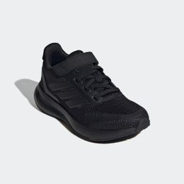 Kinder Laufschuh "RUNFALCON 5 KIDS", adidas Sportswear, Gr. 35, schwarz, Synthetik, Textil, Schuhe