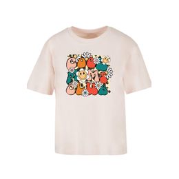F4NT4STIC Damen T-Shirt "Muttertag Cool Moms Club Retro Blumen", pink, Gr. XL, Obermaterial: 100% Baumwolle, Shirts, Premium Qualit&auml;t