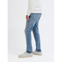 Jack & Jones JACK & JONES Herren Slim-fit-Jeans "JJIGLENN JJCOOPER ST 335 BF"light blau denim, Gr. 34, Abriebeffekte, Denim/Jeans, Obermaterial: 99% Baumwolle, 1%