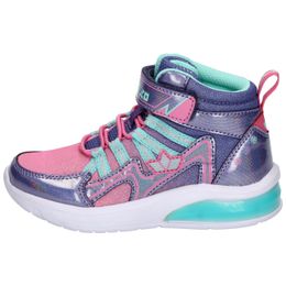 Lico M&auml;dchen Sneaker "Freizeitstiefel Blinky Girl", Gr. 32, blau, Synthetik, Schuhe