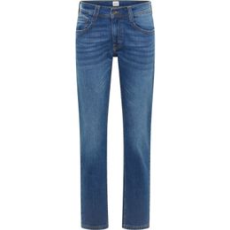 Mustang Herren Bootcut-Jeans "Herren Style Oregon Boot", blau, Gr. 29, unifarben, Denim/Jeans, 99% Baumwolle, 1% Elasthan, Jeans