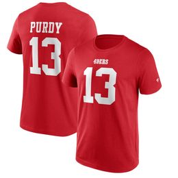 Fanatics Damen T-Shirt "Fanatics T-Shirt San Francisco 49ers Graphic Purdy 13", rot, Gr. S, 100% Baumwolle, Shirts