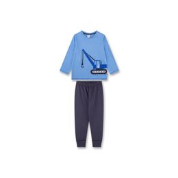 Sanetta Jungen Schlafanzug "Pyjama", Gr. 116, blau, Obermaterial: 100% Baumwolle CO., Homewear-Sets