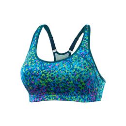 active by Lascana LASCANA ACTIVE Damen Sport-BH, Gr. 80, bunt, Microtouch, Obermaterial: 76% Polyamid, 24% Elasthan, BHs, mit integrierten Schalen im Cup