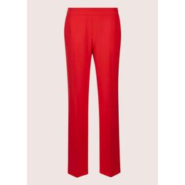 Madeleine Mode MADELEINE Damen Stoffhose "Schlupfhose Elegante Damenhose mit Bügelfalten", rot, Gr. 34, Obermaterial: 88% Polyester PES. 12% Elasthan EL., Hosen