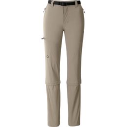 LPO Damen Zip-off-Hose "Damen Zip-Off-Hose Coralie", grau, Gr. 23, 94% Polyester, 6% Elasthan, Hosen