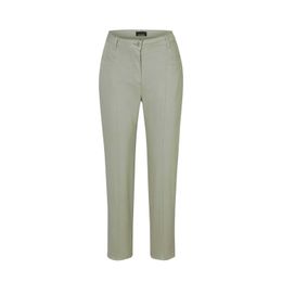GOLDNER Damen Stoffhose "Hose mit 7/8-Länge", grün, Gr. 42, Obermaterial: 55% Lyocell CLY. 43% Baumwolle CO. 2% Elasthan EL., Hosen