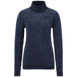 oxmo Damen Longpullover "Pullover OXEstella", blau, Gr. L, Obermaterial: 100% Polyester PES., Pullover