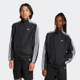 Jungen Outdoorjacke "TRACK TOP", weiß, Gr. 164, adidas originals, Obermaterial: 100% Polyester, Jacken