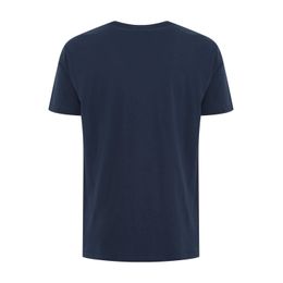 !Solid SOLID Herren T-Shirt "T-Shirt SDRock", blau, Casual, Gr. M, Web, Obermaterial: 100% Baumwolle CO., Shirts