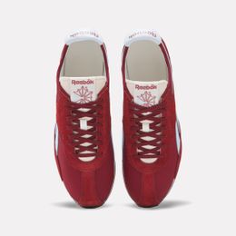 Reebok CLASSIC Damen Trainingsschuh "R400", Gr. 37,5classicburgundy, classicburgundy, glassblu, Leder, Synthetik, Textil, Schuhe