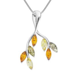 OSTSEE-SCHMUCK Damen Kette mit Anh&auml;nger "OSTSEE-SCHMUCK Kette mit Anh&auml;nger Paulin", 50cm, Silber 925 (Sterlingsilber), L: 42, silber, Silber 925