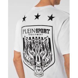 Plein Sport Herren T-Shirt "Tiger", schwarz-wei&szlig;, Gr. XXXL, Obermaterial: 100% Baumwolle, Shirts