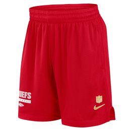Nike Herren Sporthose "Nike Shorts Kansas City Chiefs Nike Dri-Fit Mesh"rot, Gr. L, 100% Polyester, Hosen