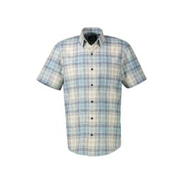 Lerros Herren Kurzarmhemd "Lerros Kariertes Halbarmhemd in Gro&szlig;en Gr&ouml;&szlig;en", blau, Gr. 4XL, 60% Polyester, 40% Baumwolle, Hemden
