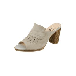 Damen Pumps "Ilva", Lei by tessamino, Gr. 40, beige, Leder, Schuhe, mit Blockabsatz