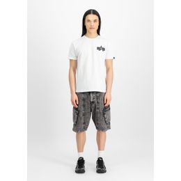 Herren Shorts "Canvas Acid Shorts", schwarz, Gr. 30, Alpha Industries, Obermaterial: 100% Baumwolle, Hosen