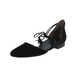 Paul Green Damen Ballerina "Paul Green Ballerinas Veloursleder", Gr. 38,5, schwarz, Veloursleder, Schuhe
