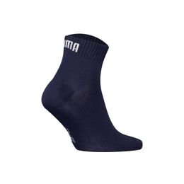 Puma Herren Kurzsocken "Socken Quarter Plain 12P 12er Pack", Gr. 39, blau, Obermaterial: 68% Baumwolle CO. 18% Polyamid PA. 12% Polyester PES. 2%
