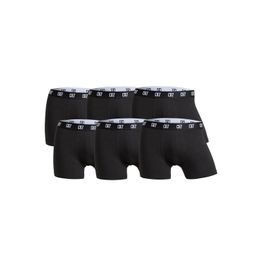 CR7 Herren Boxershorts "Boxershort 6er Pack", Gr. L, schwarz, Obermaterial: 95% Baumwolle CO. 5% Elasthan EL., Unterhosen