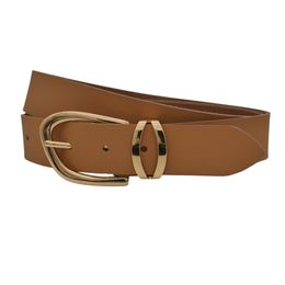 AnnaMatoni Damen Lederg&uuml;rtel "AnnaMatoni Lederg&uuml;rtel Lora Lederg&uuml;rtel Lora", beige, Gr. 115, 100% Leder, G&uuml;rtel