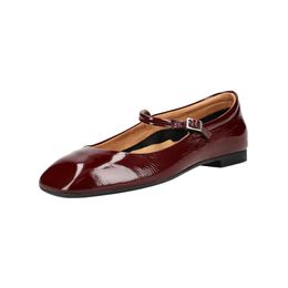Pavement Damen Riemchenballerina "Pavement Ballerinas Leder", Gr. 36, rot, Leder, Schuhe
