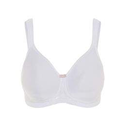 SuSa Damen B&uuml;gelloser BH "BH ohne B&uuml;gel Porto", Gr. 75, wei&szlig;, Stoff, Obermaterial: 43% Polyester PES. 41% Polyamid PA. 16% Elasthan EL., BHs