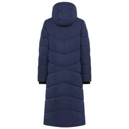 Polarino Damen Steppmantel, blau, Gr. 34, unifarben, Obermaterial: 100% Polyester. Futter: 100% Polyester. Futter R&uuml;ckenteil: 100% Polyester.